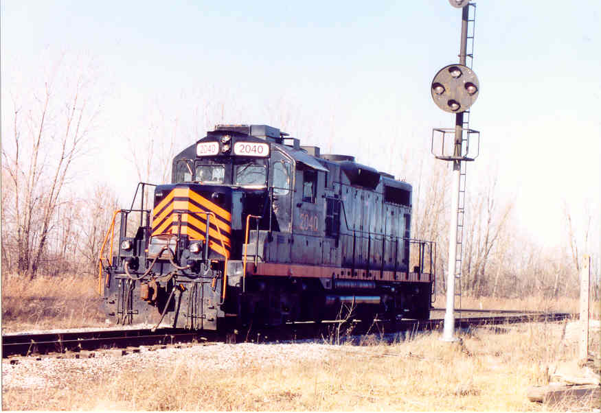 ASRY GP20 #2040 at Shelby Jct.